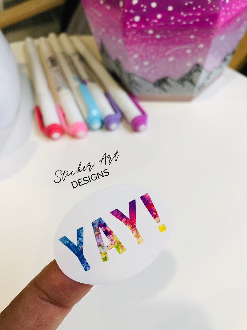 45 YAY Stickers Packaging Stickers Planner Stickers Small - Etsy