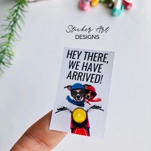 30 Hey There We Have Arrived Stickers Happy Mail Stickers - Etsy