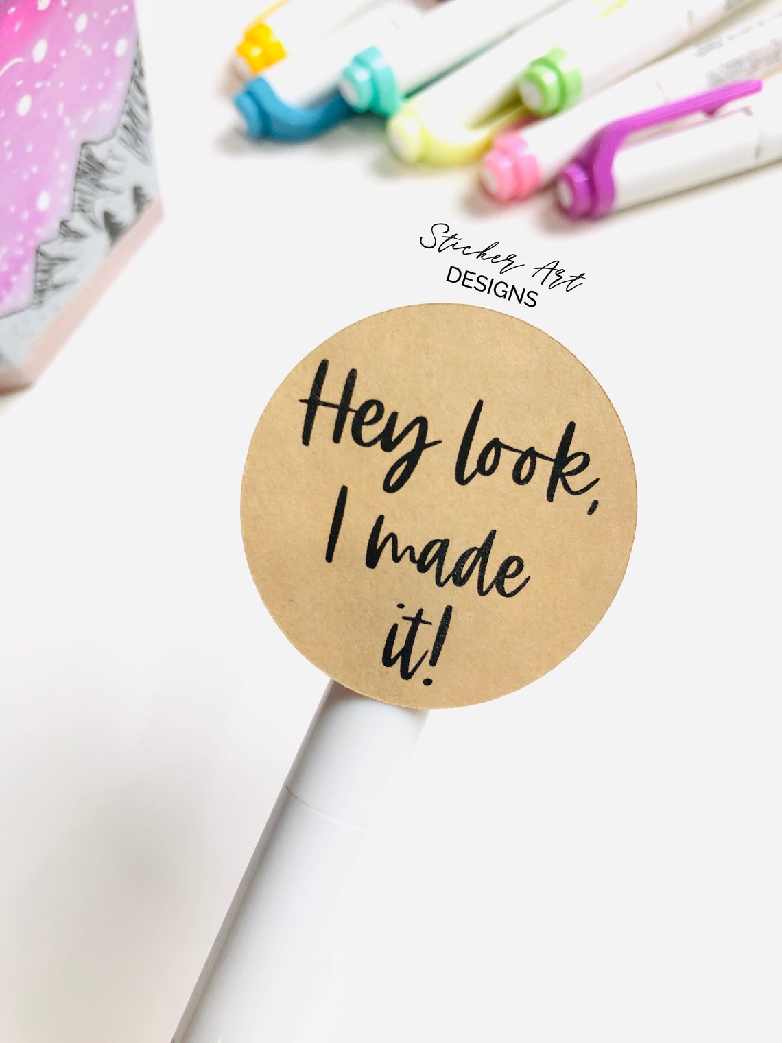 42 I Made It Stickers Business Sticker Funny Happy Mail | Etsy