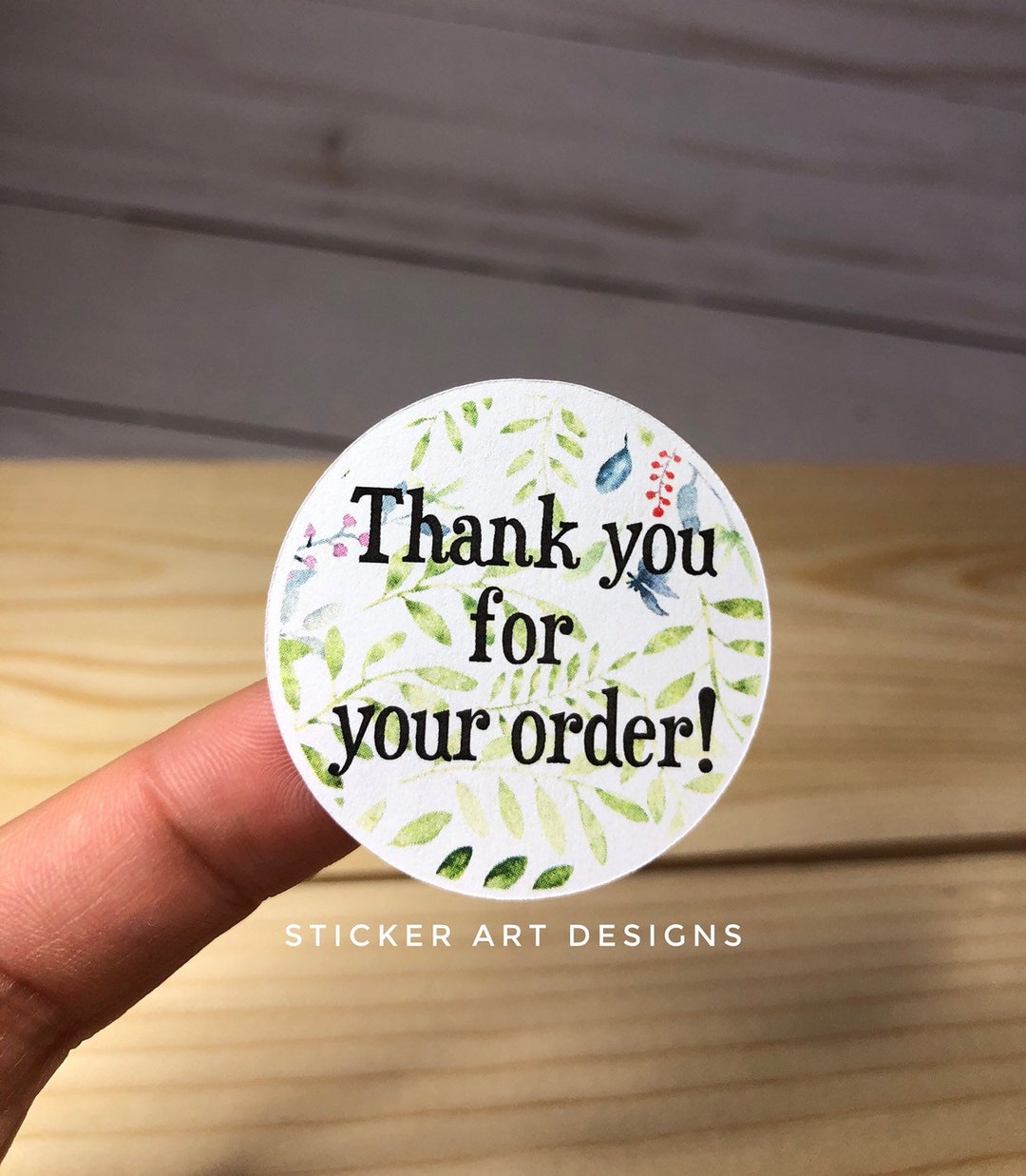 Thank You for Your Order Stickers, Etsy Business Stickers, Handmade ...
