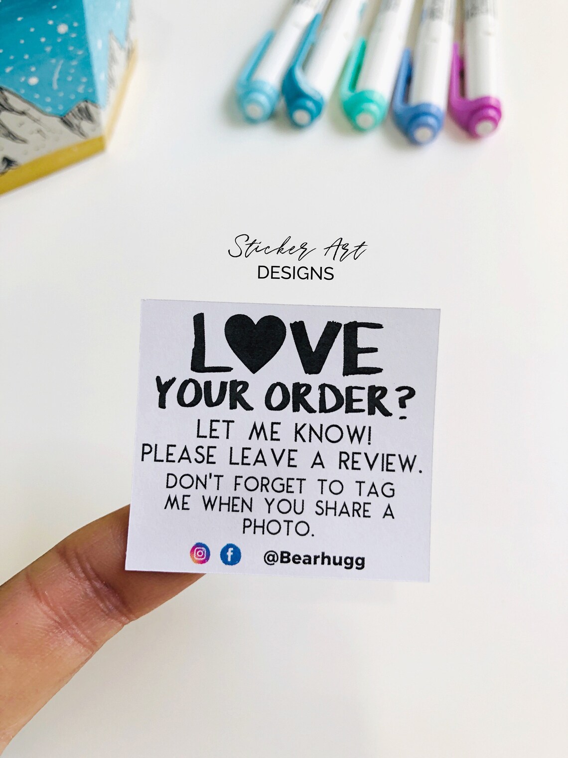 Leave a Review Stickers Thank You Business Stickers Thank - Etsy