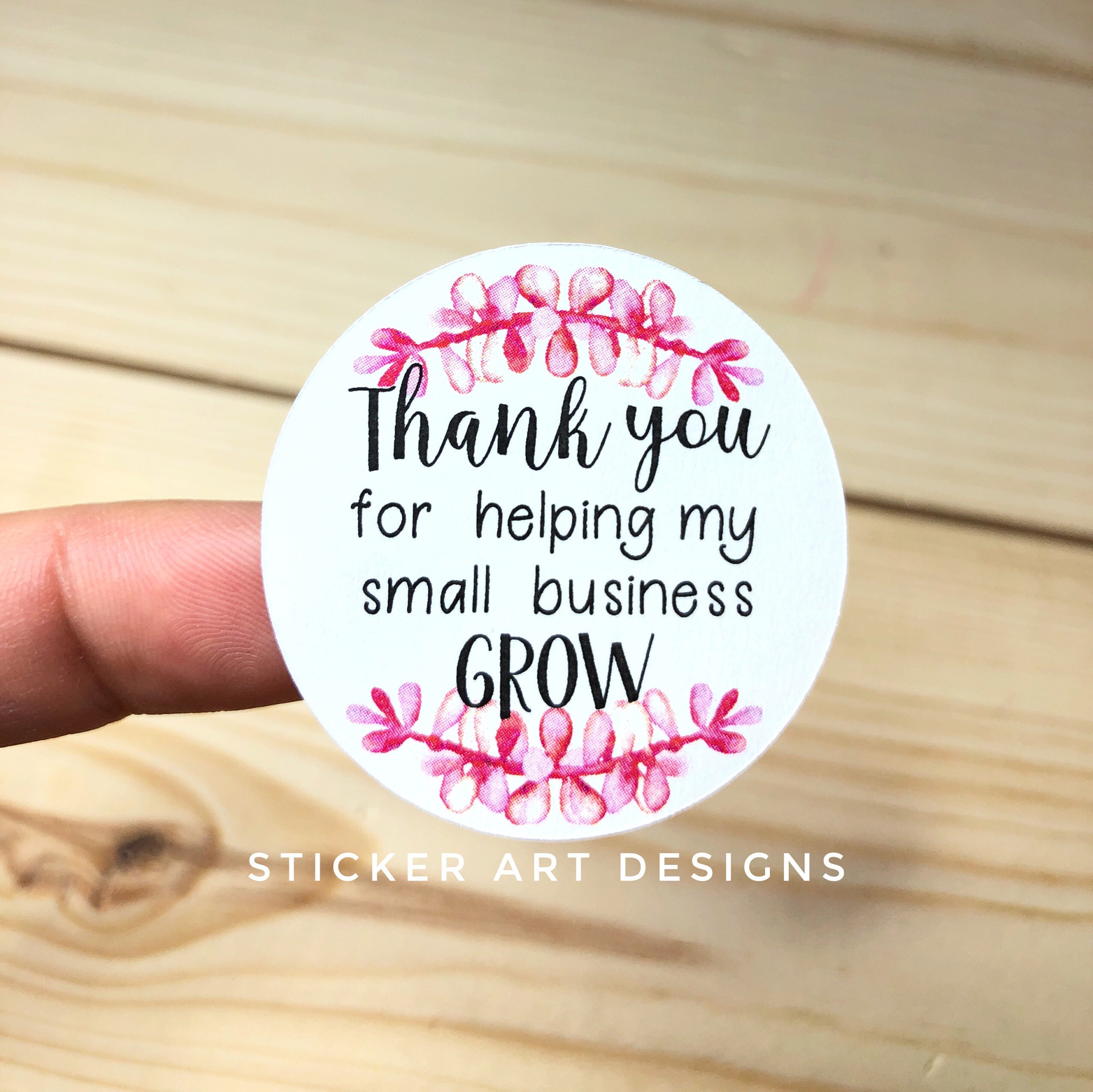 30 Business Stickers Thank You Stickers Succulent Stickers - Etsy