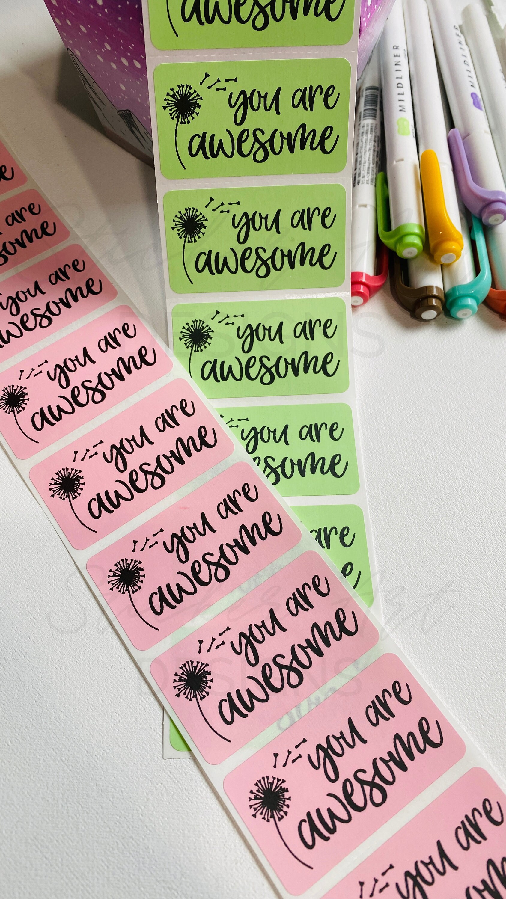 You Are Awesome Stickers Business Packaging Stickers Pretty | Etsy