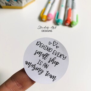 Business Stickers Packaging Stickers Amazing Team Stickers - Etsy