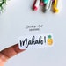 37 MAHALO! Stickers, Happy Mail Stickers, Pineapple Stickers, Packaging ...