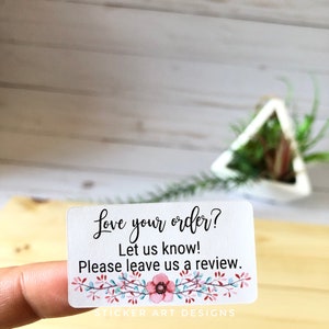 36 Review Stickers, Business Packaging Stickers, Small Business ...