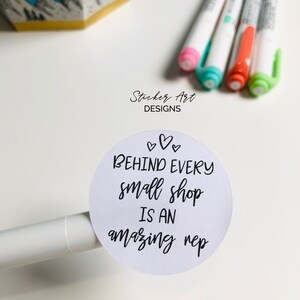 30 Amazing Rep Stickers, Business Stickers, Packaging Stickers, Rep ...