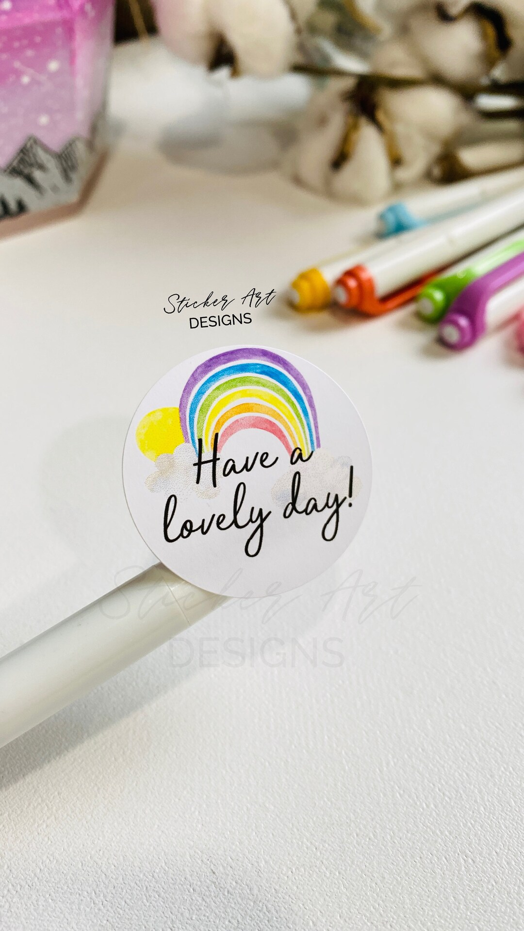 16 Have a Lovely Day Stickers, Happy Mail Labels, Packaging Stickers ...