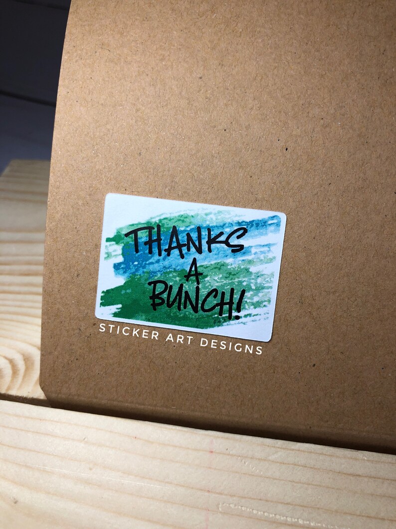 Business Thank You Stickers Packaging stickers Thank you | Etsy