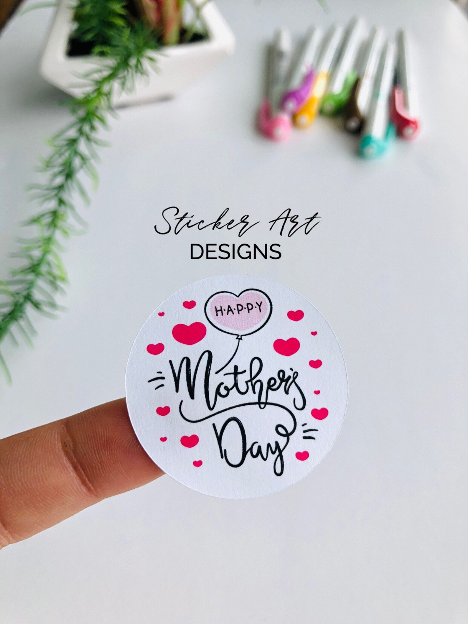 Happy Mother's Day Stickers, Mother's Day Gift Stickers, Gift Stickers ...