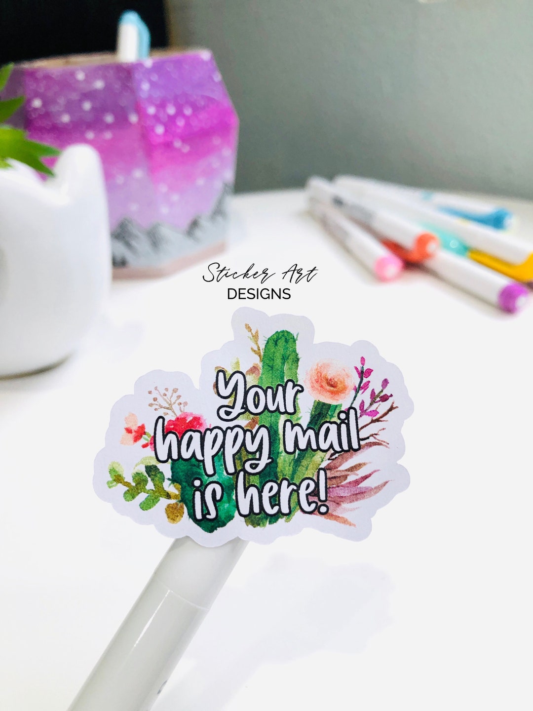 40 You Happy Mail is Here Stickers, Happy Mail Labels, Packaging ...