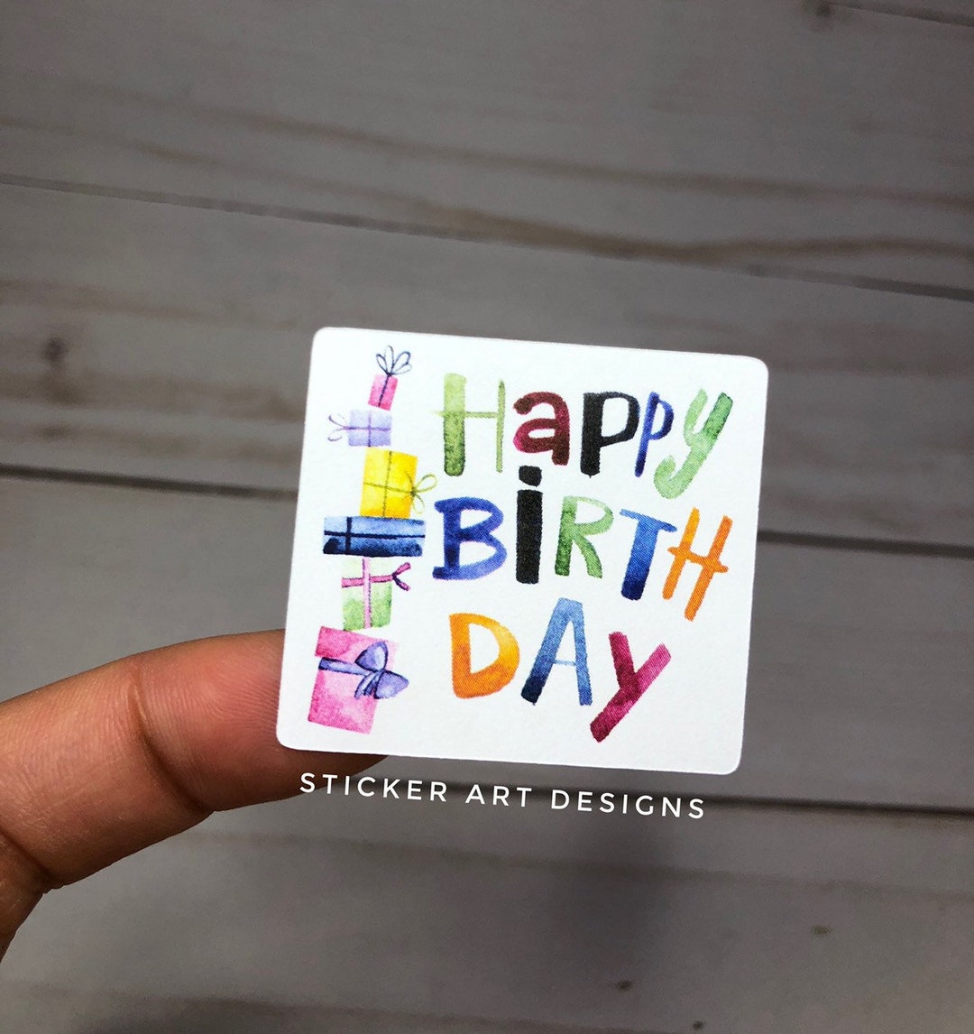 Happy Birthday Stickers, Planner Stickers, Birthday Cards, Birthday ...