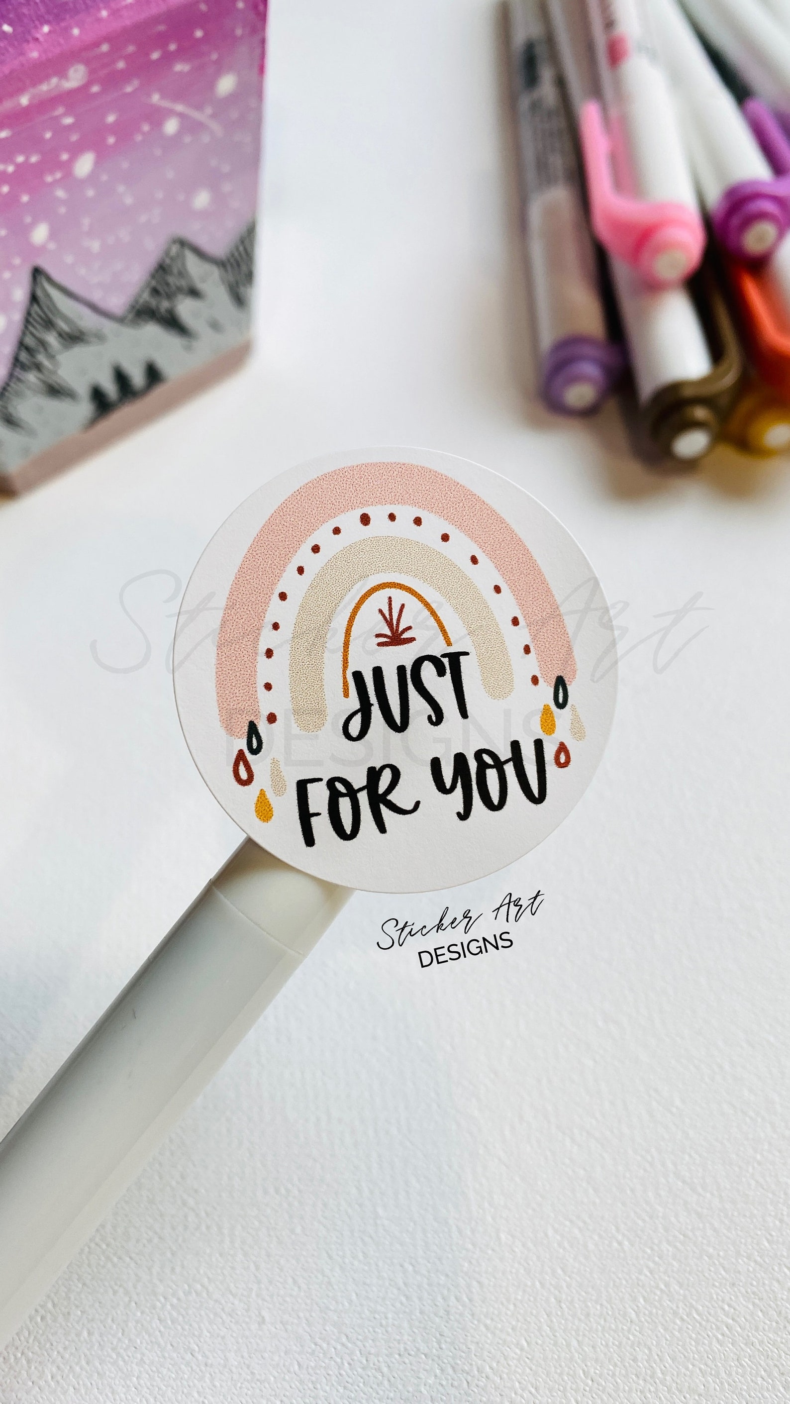 42 Just for You Labels Small Business Sticker Happy Mail | Etsy