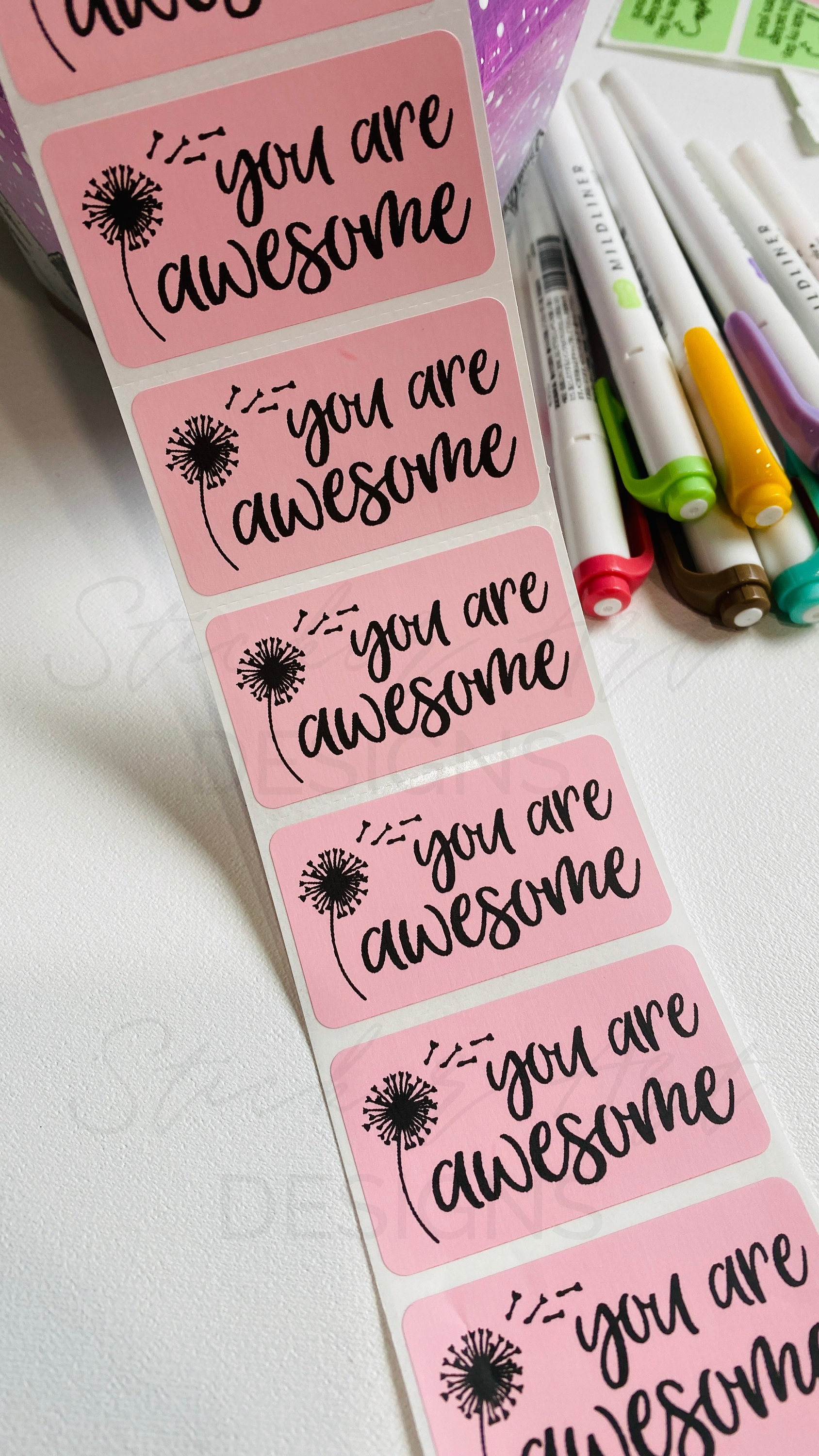 You Are Awesome Stickers Business Packaging Stickers Pretty | Etsy