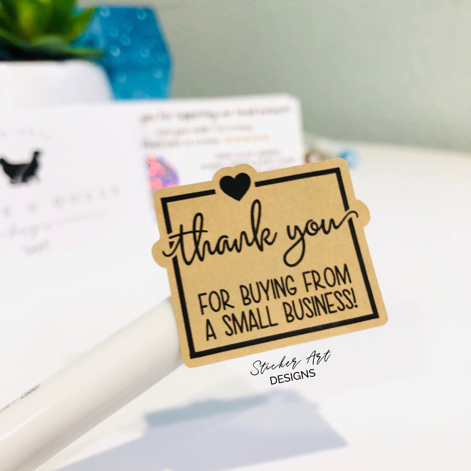35 Happy Mail Sticker Thank You Business Labels Thank You | Etsy