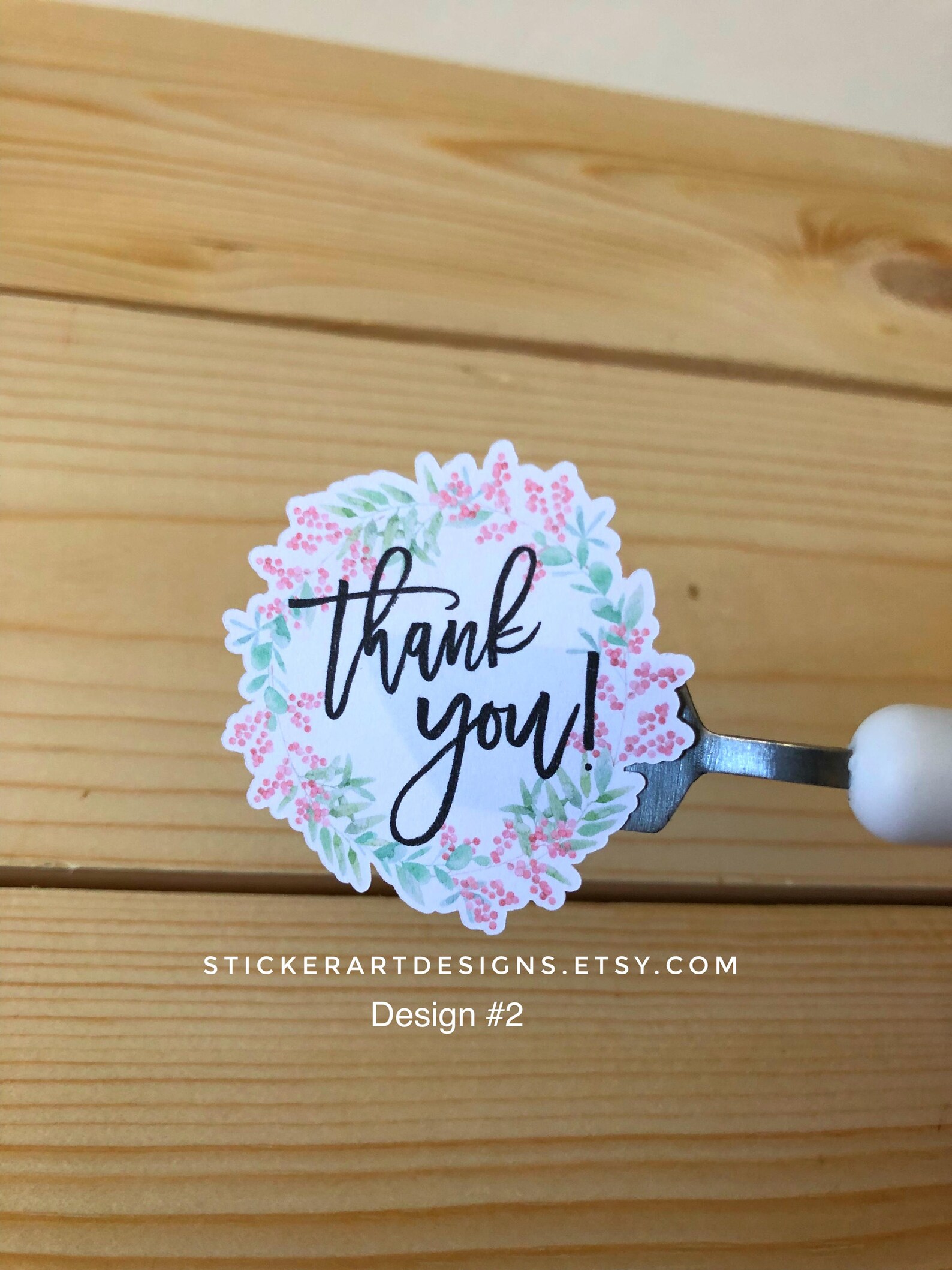 30 Thank you packaging stickers Matte Glossy THANK YOU | Etsy
