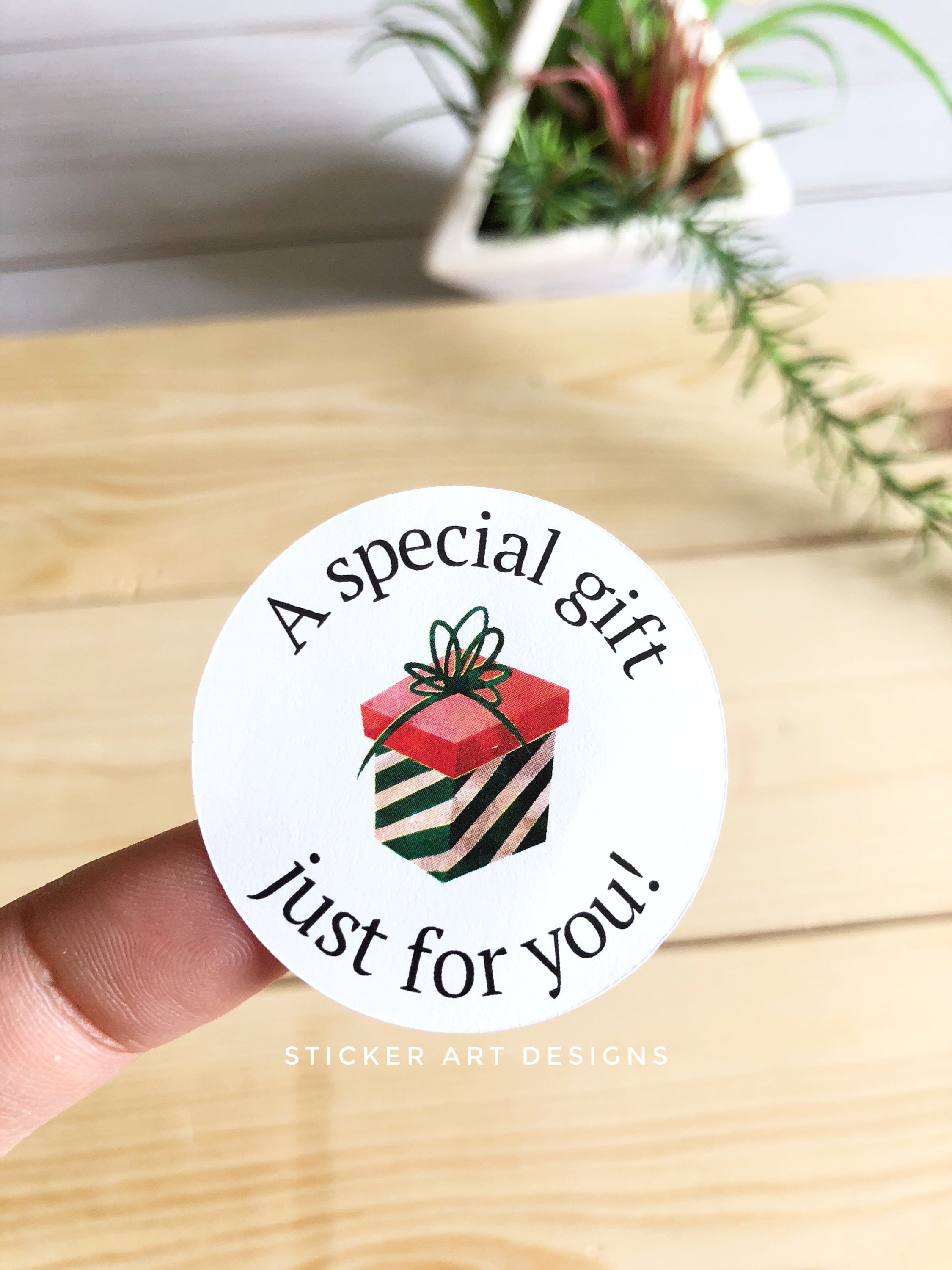 30 A SPECIAL GIFT for You Stickers Christmas Stickers Thank - Etsy