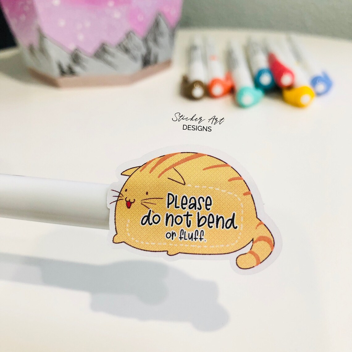 40 Please Do Not Bend Stickers Happy Mail Stickers Funny | Etsy