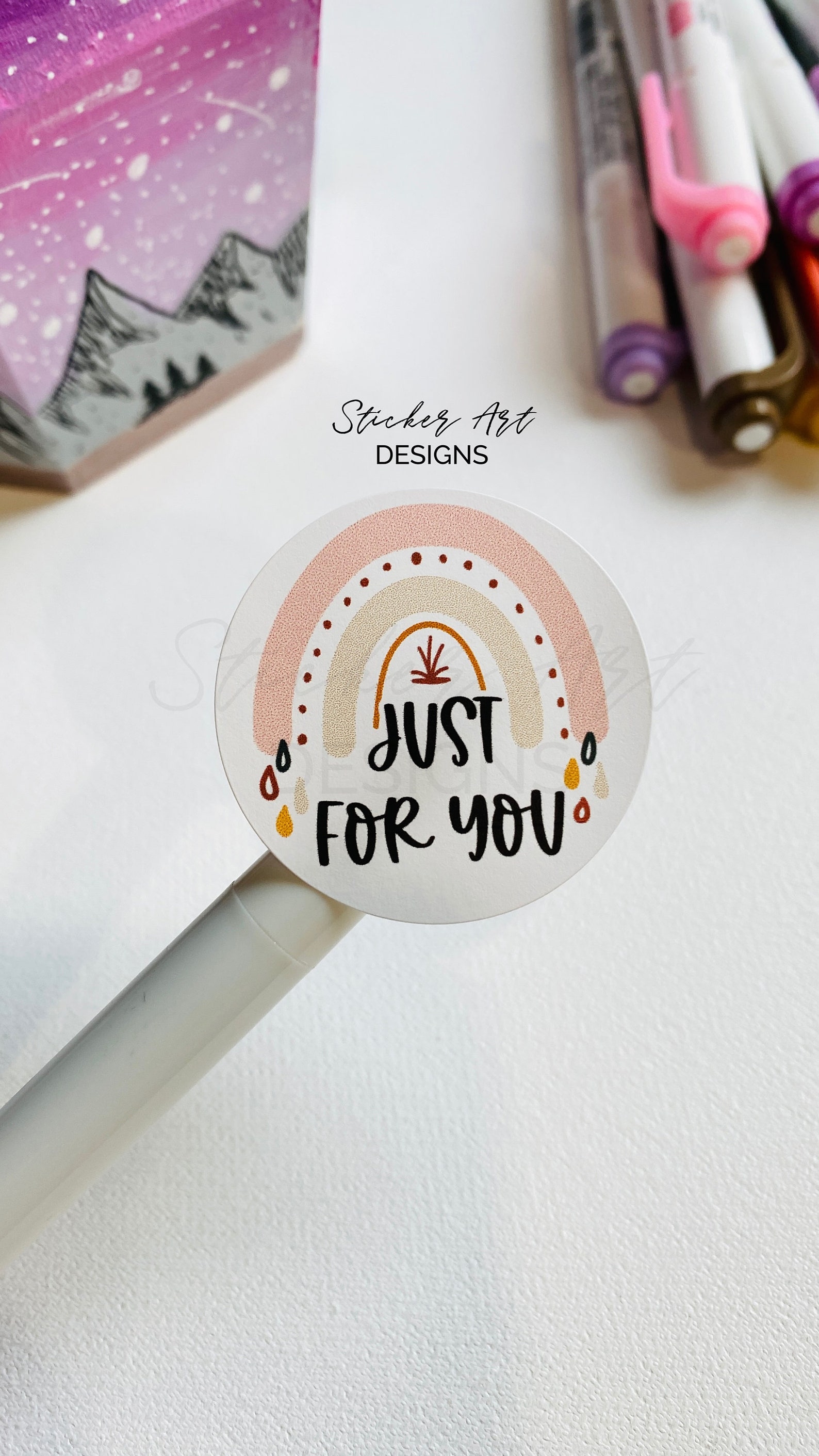 42 Just for You Labels Small Business Sticker Happy Mail | Etsy