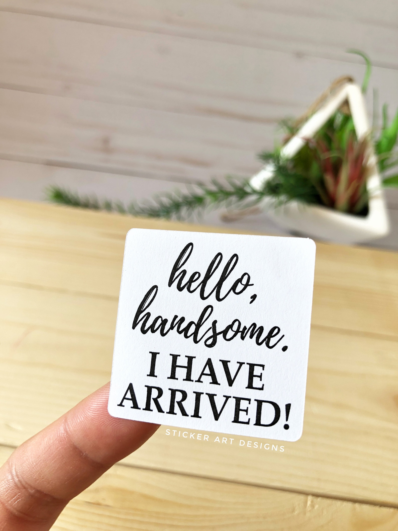 Business Packaging Stickers I Have Arrived Stickers Hello | Etsy