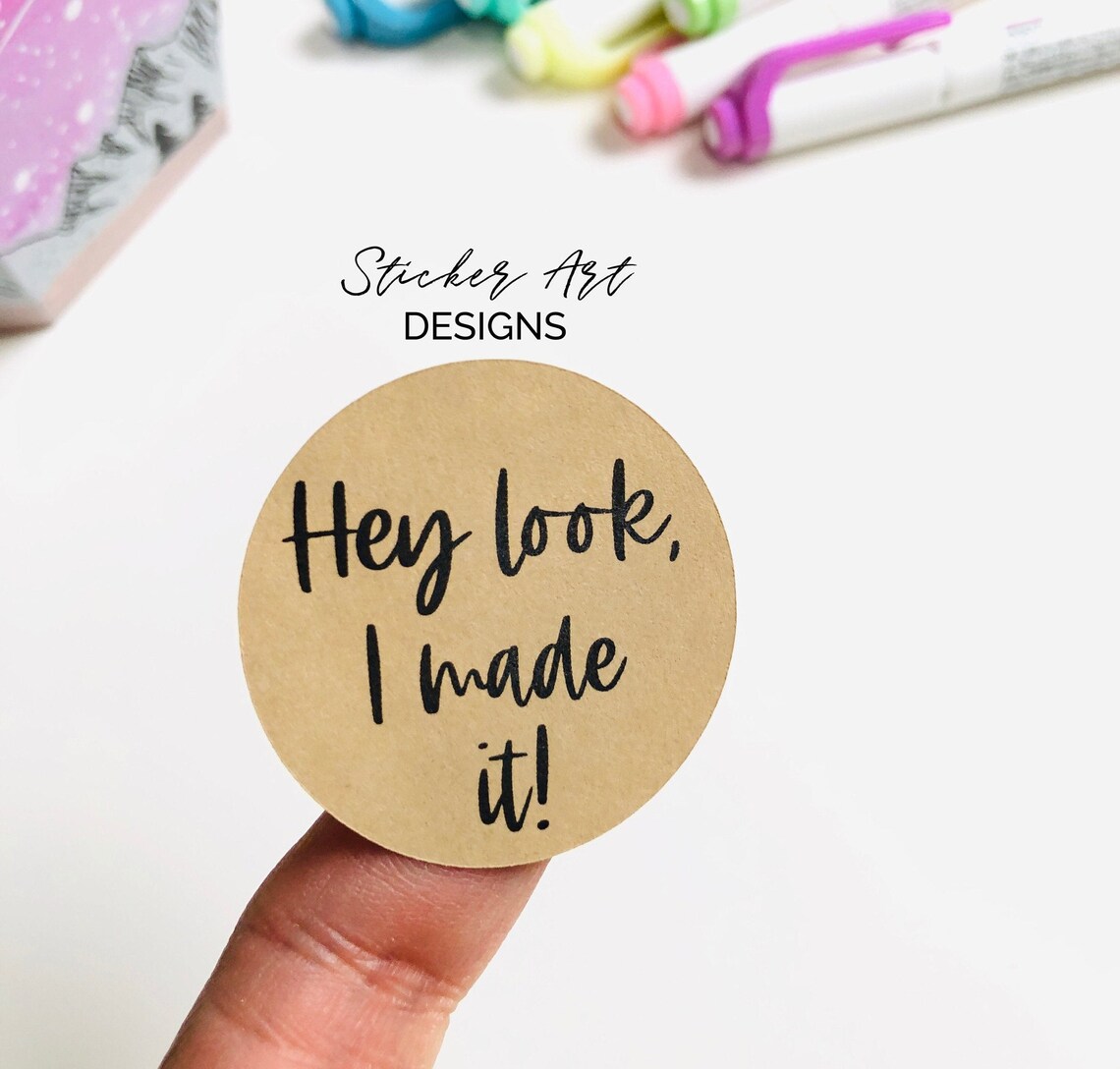 42 I Made It Stickers Business Sticker Funny Happy Mail | Etsy