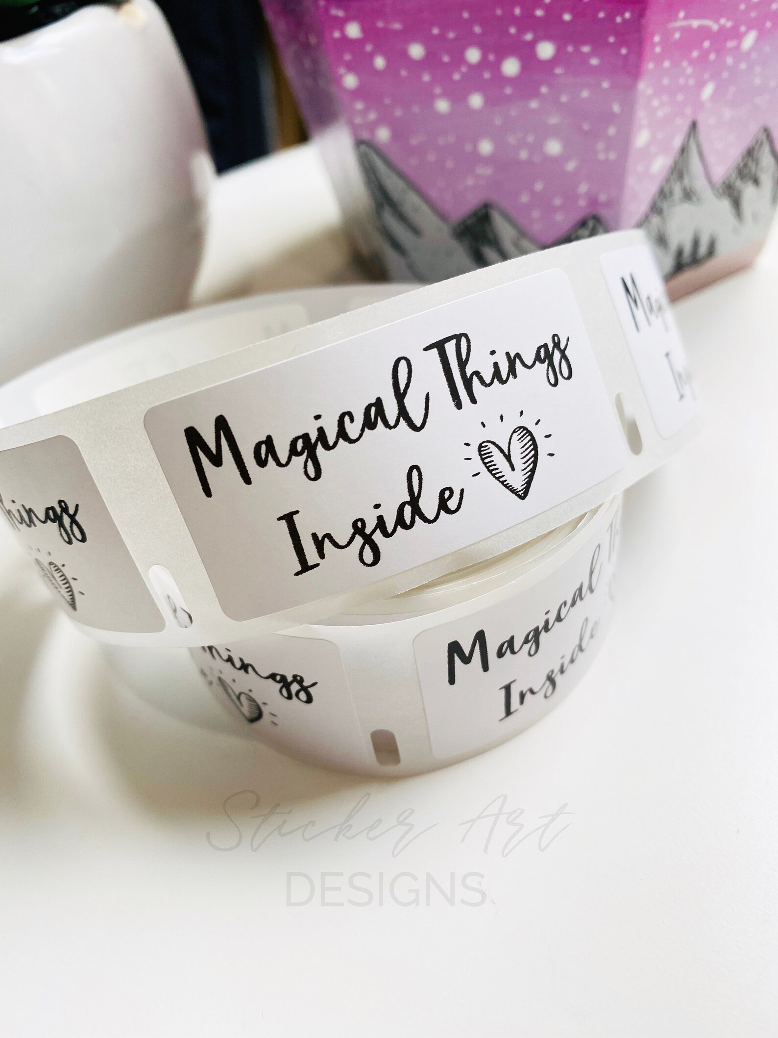 100/200/300 1 Magical Things Inside stickers Custom | Etsy