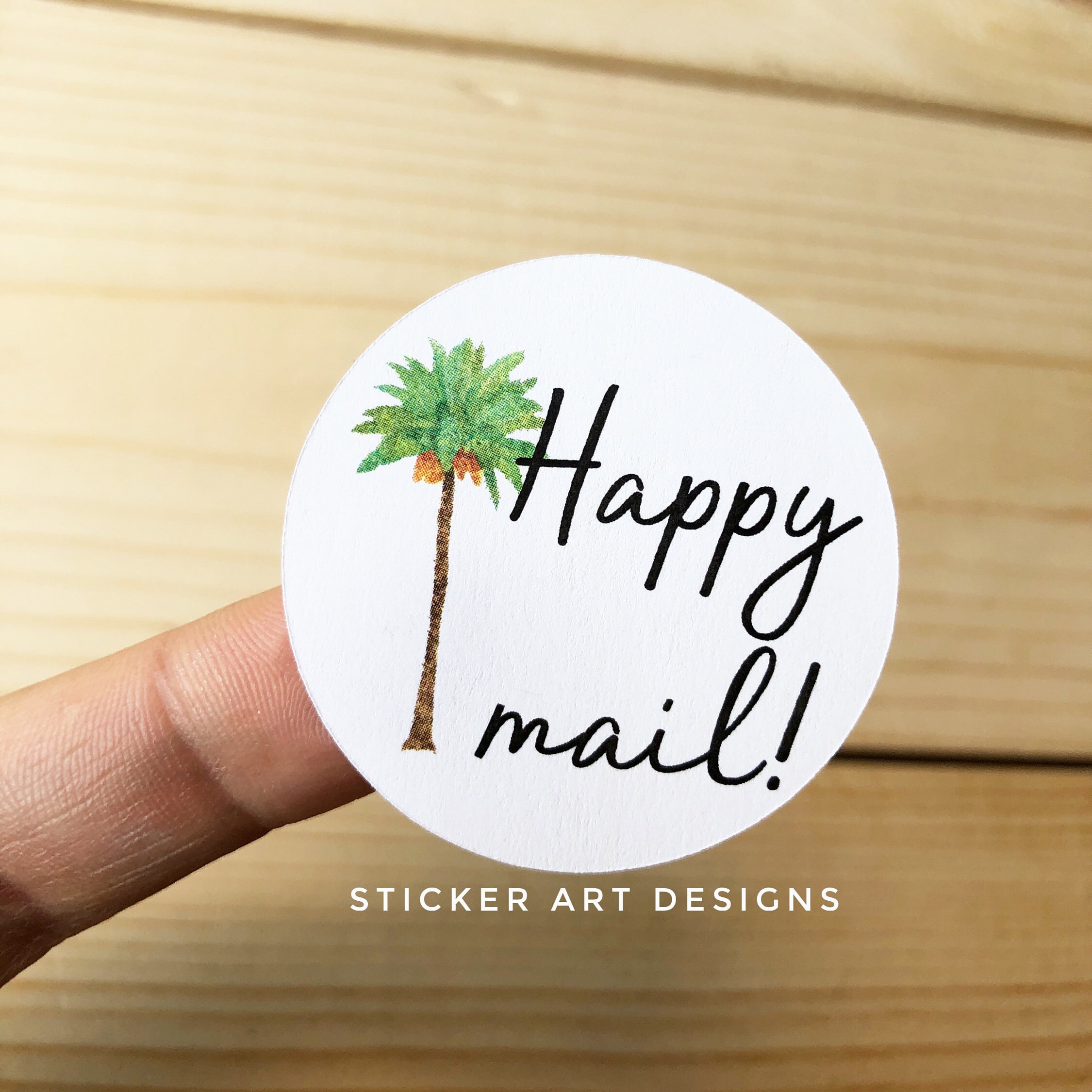 30 Happy Mail Stickers Small Business Stickers Hawaii - Etsy