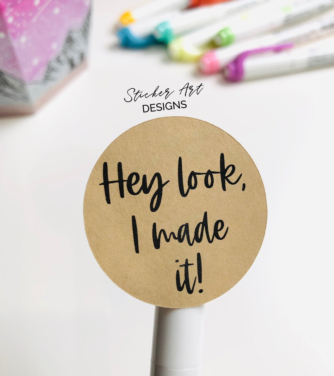 42 I Made It Stickers Business Sticker Funny Happy Mail | Etsy