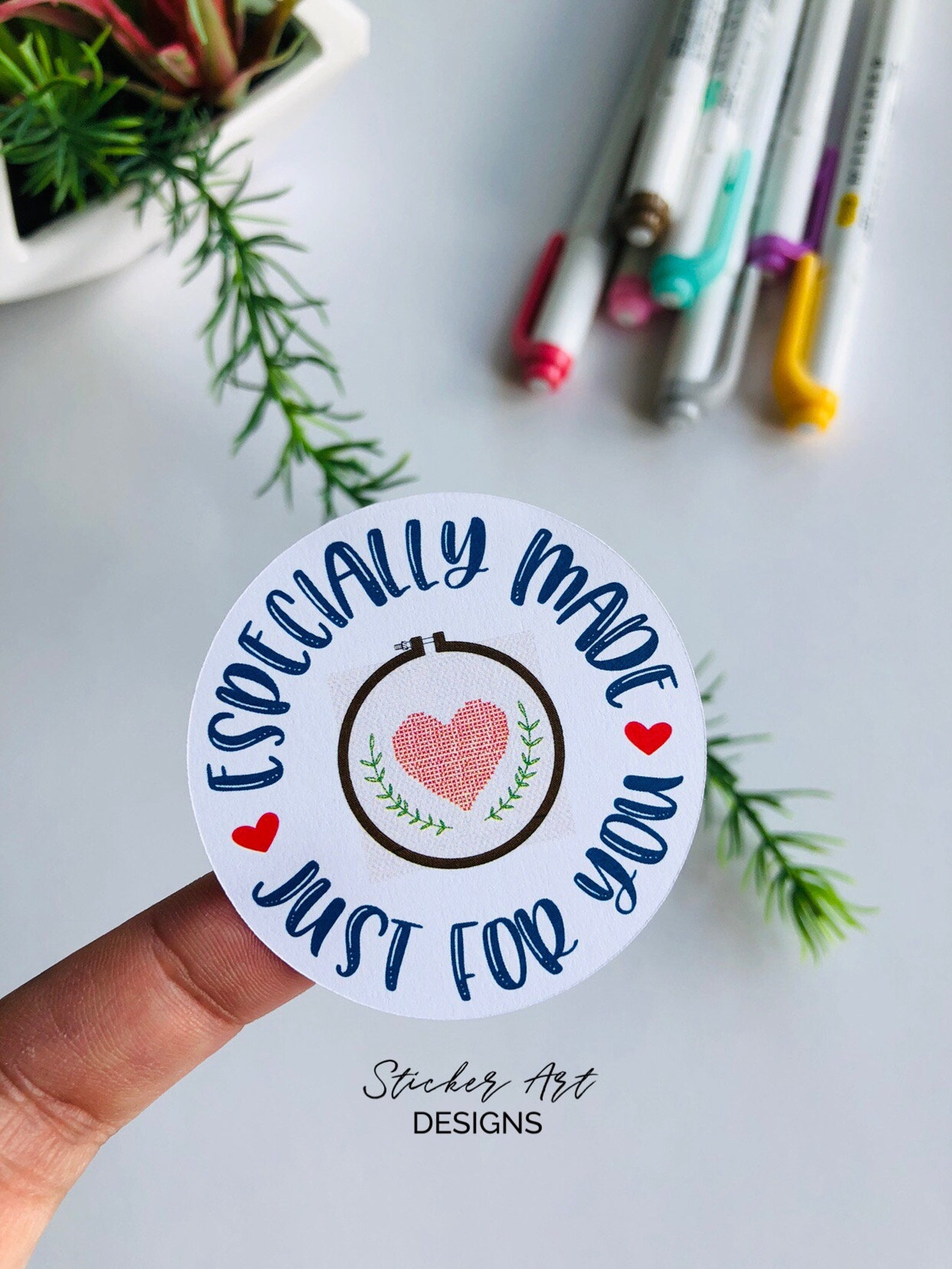 30 Especially Made JUST FOR YOU Stickers Love Stickers - Etsy