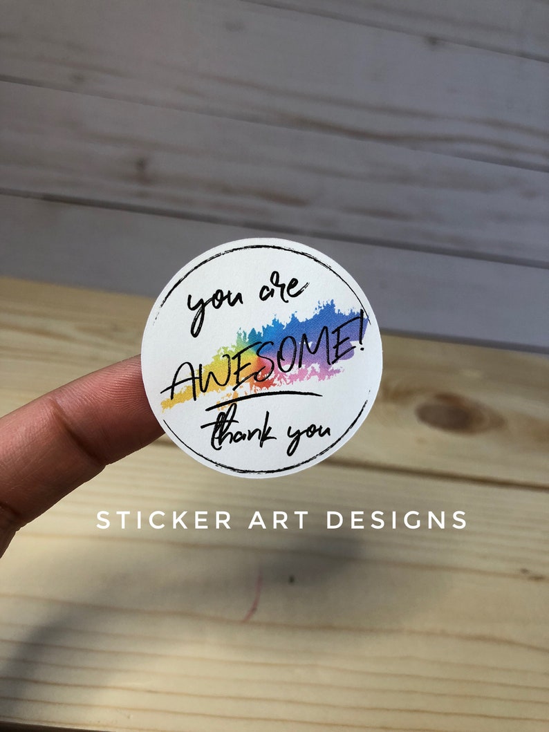 30 You Are Awesome Stickers Packaging Stickers Small | Etsy