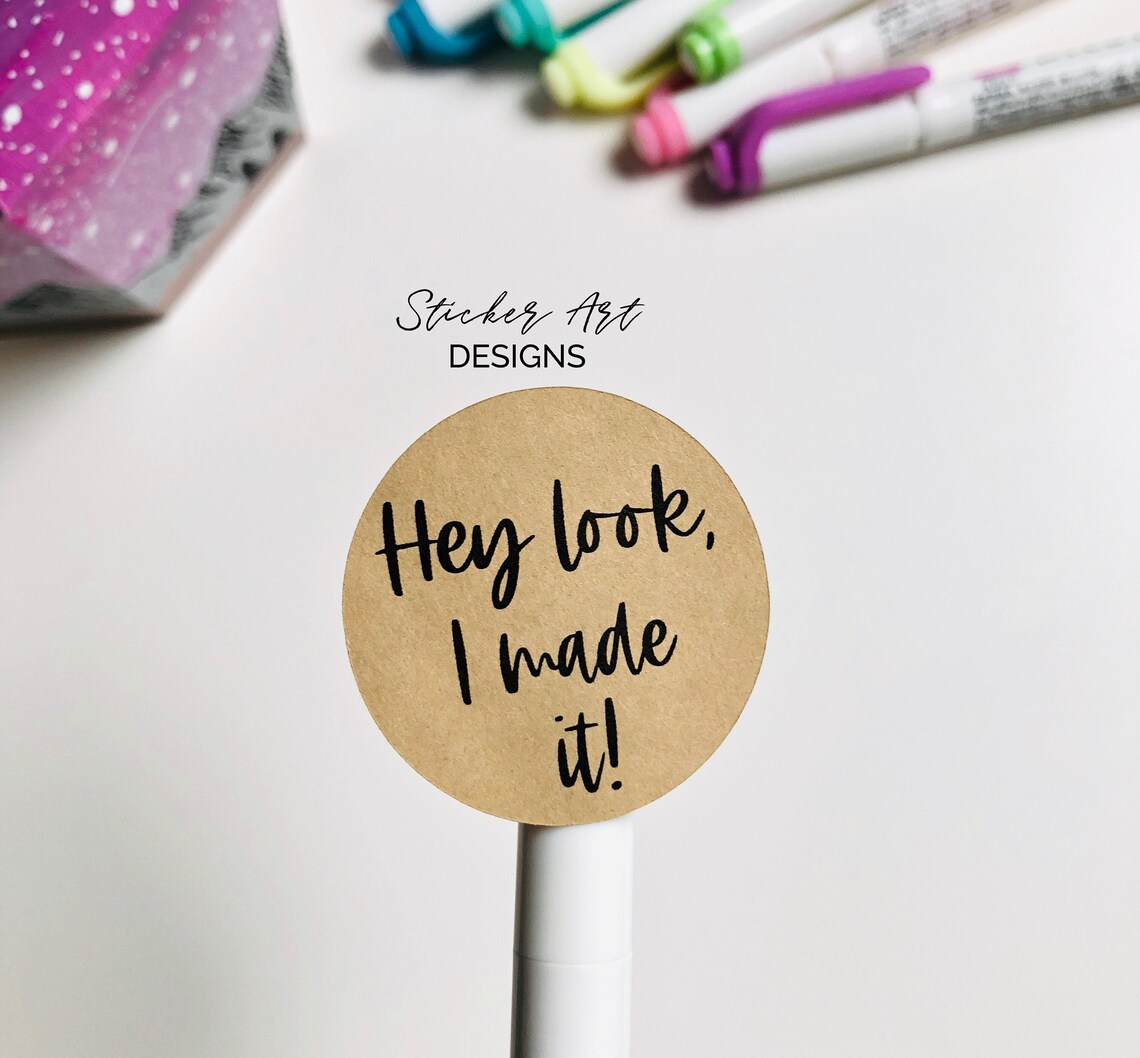 42 I Made It Stickers Business Sticker Funny Happy Mail | Etsy