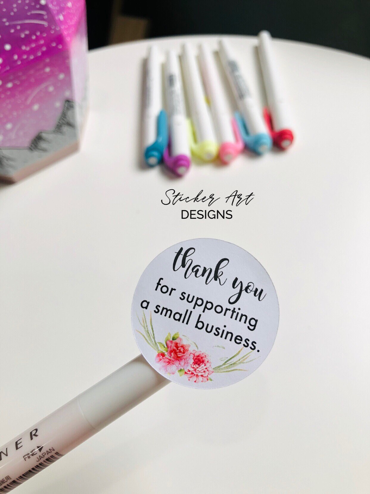 30 THANK YOU for Your Purchase Stickers Thank You for | Etsy