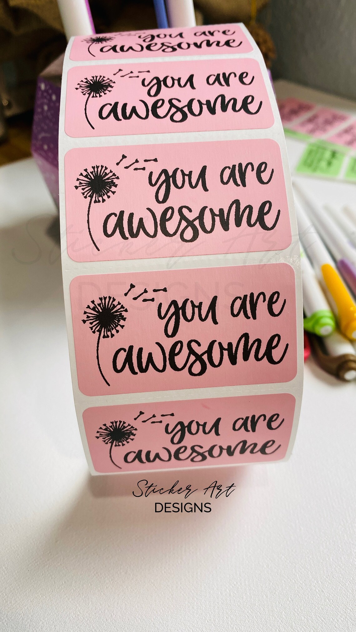 You Are Awesome Stickers Business Packaging Stickers Pretty | Etsy