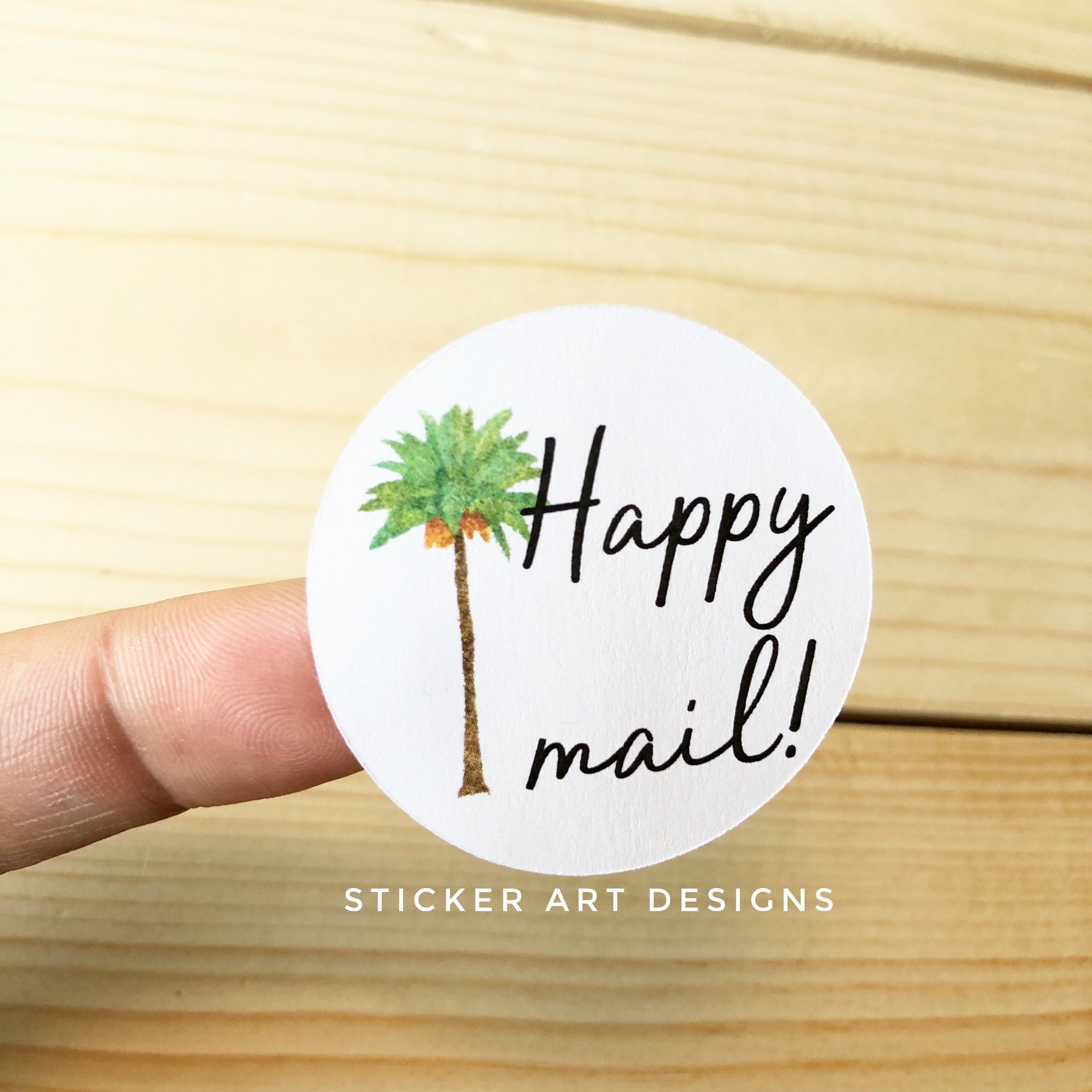 30 Happy Mail Stickers Small Business Stickers Hawaii - Etsy