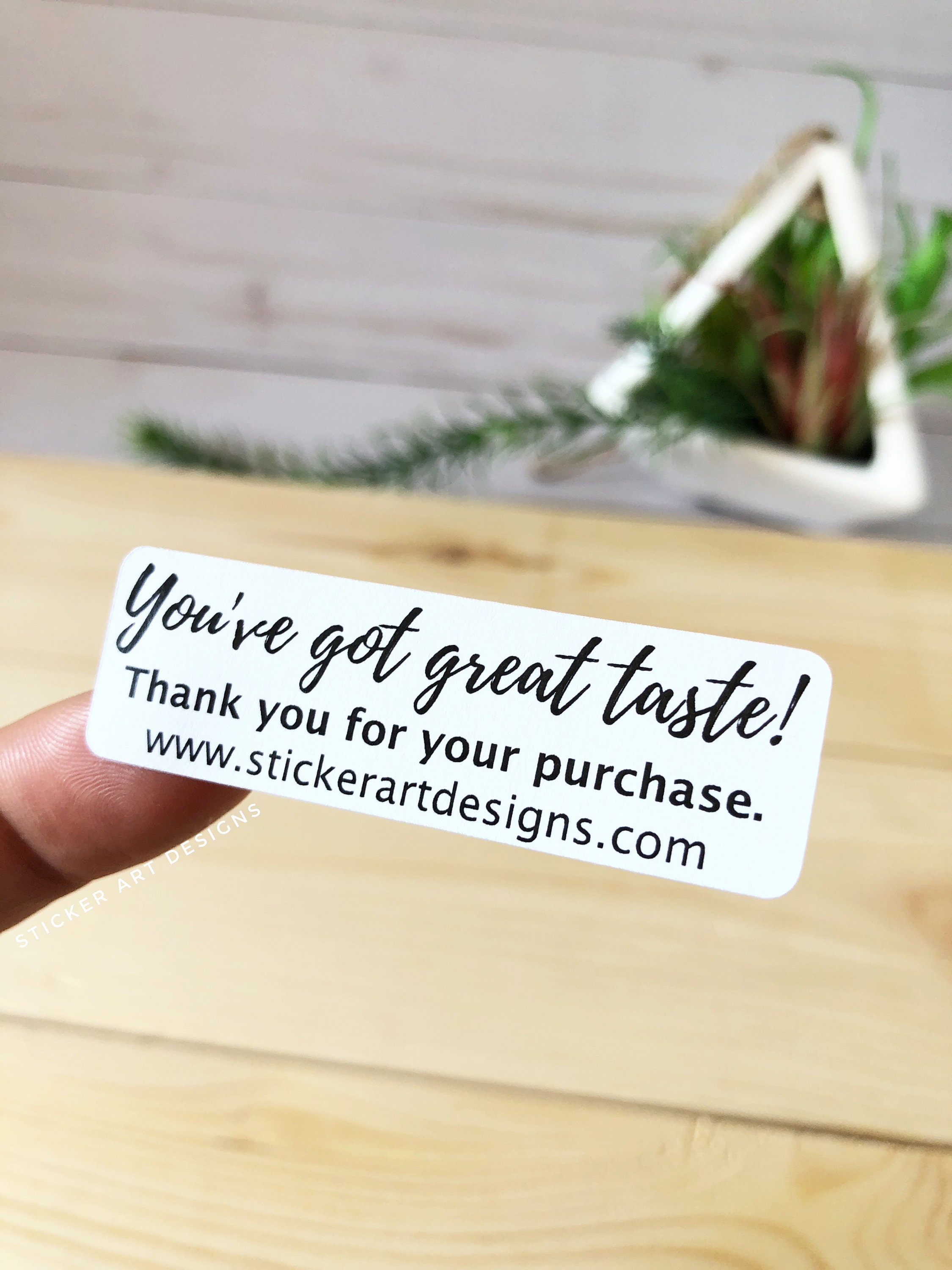 44 Thank You for your purchase Stickers Small Business Brown | Etsy