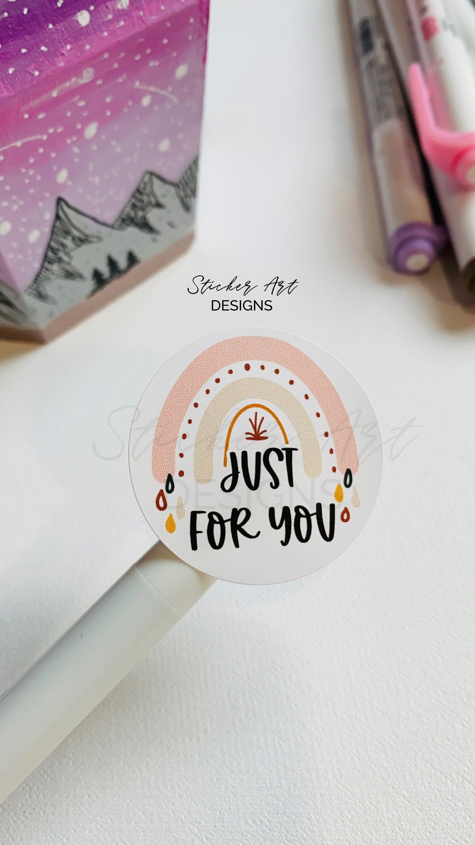 42 Just for You Labels Small Business Sticker Happy Mail | Etsy