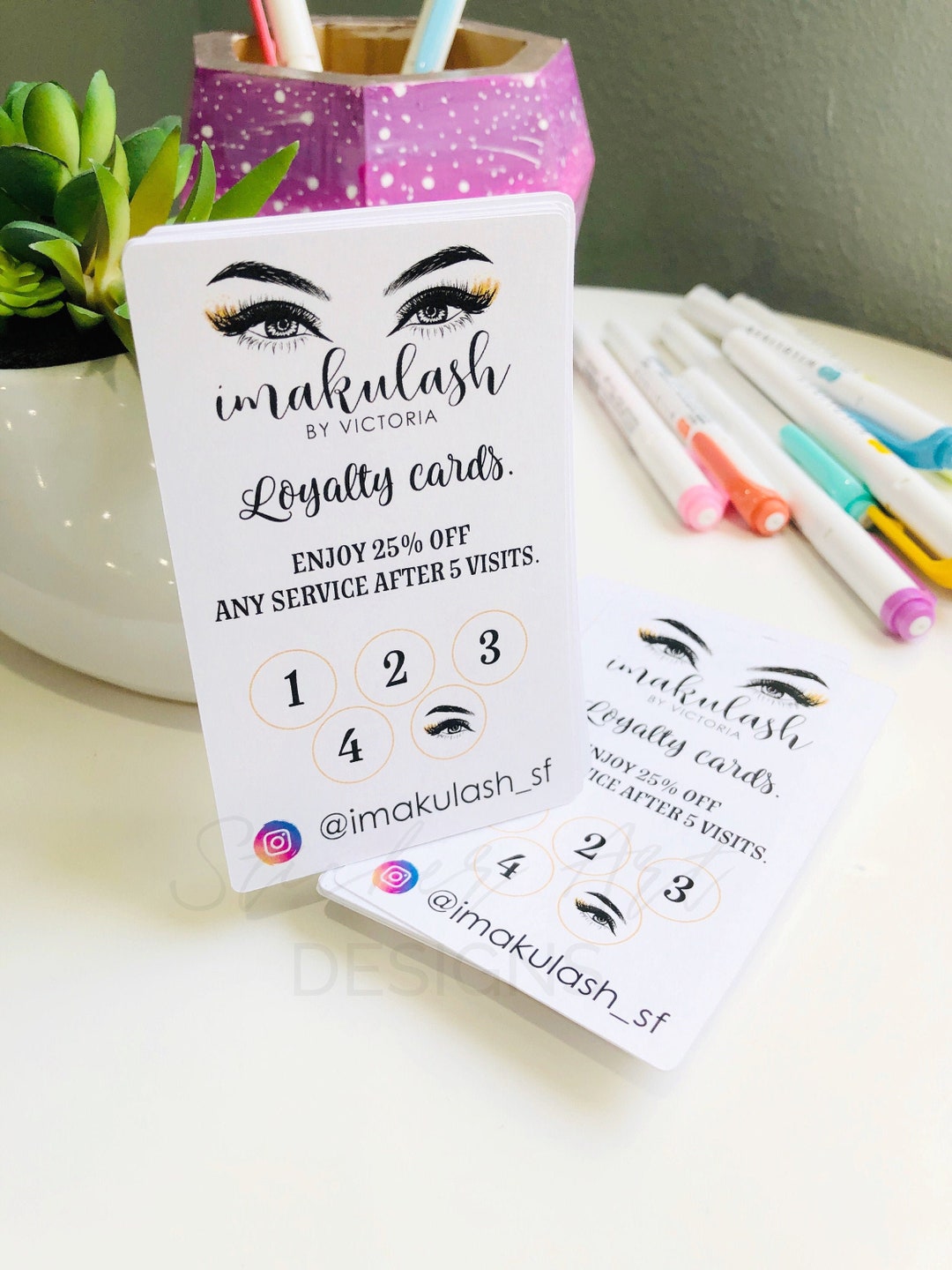 Custom Logo Business Loyalty Cards, Business Thank You Cards, Custom ...