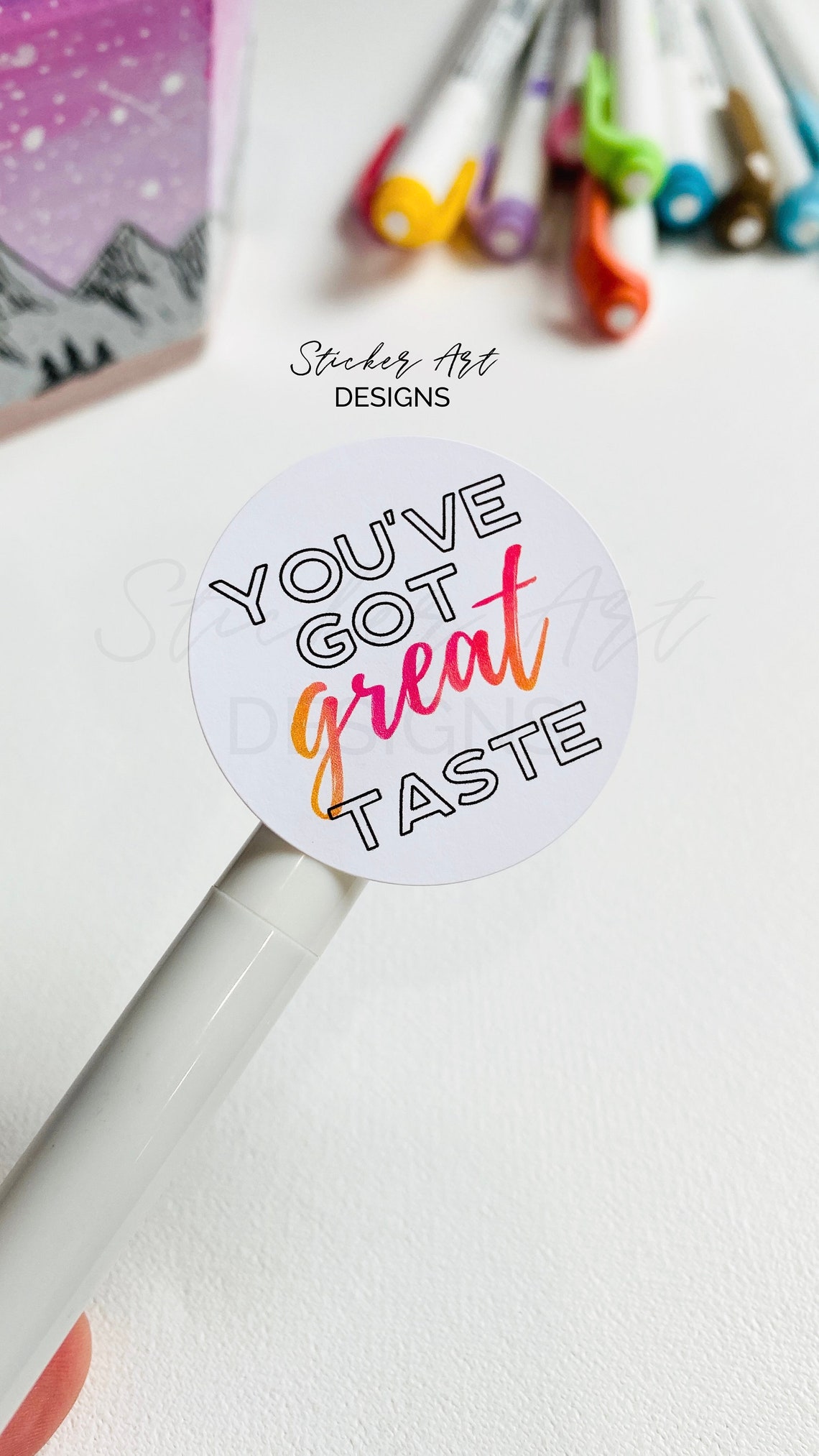 16 You've Got Great Taste Stickers, Thank You Stickers, Happy Mail ...