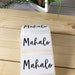 Mahalo Stickers Thank You Stickers Business Stickers Custom - Etsy