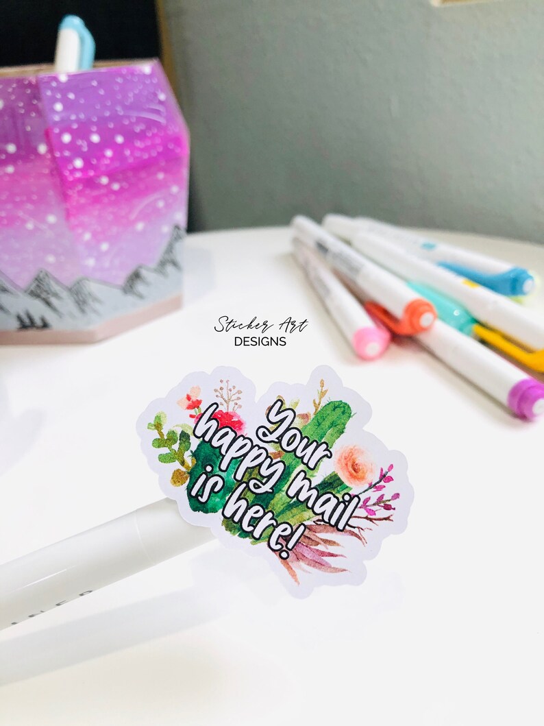 40 You Happy Mail is Here Stickers Happy Mail Labels - Etsy