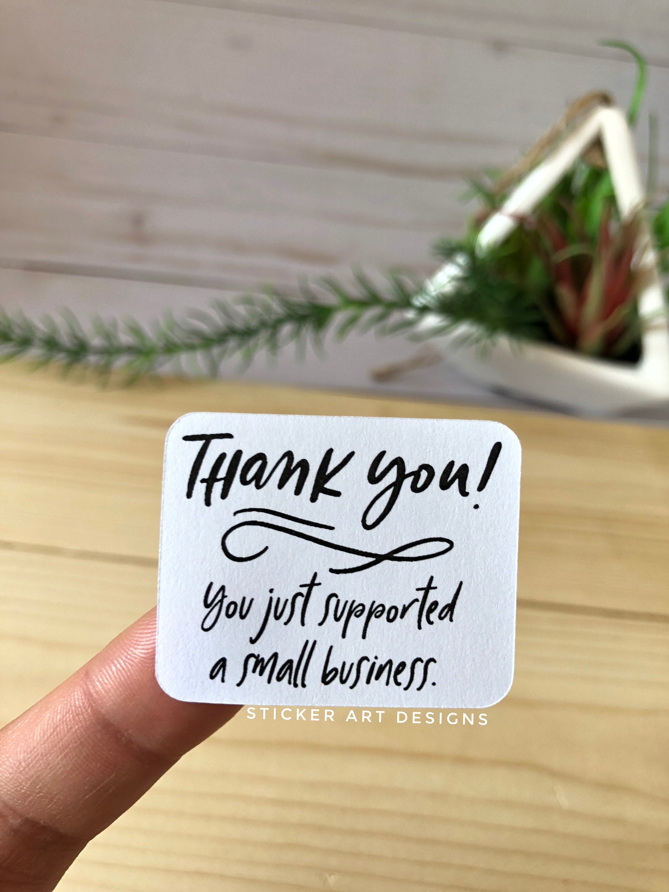 35 Thank You Stickers Small Business Stickers You Just - Etsy