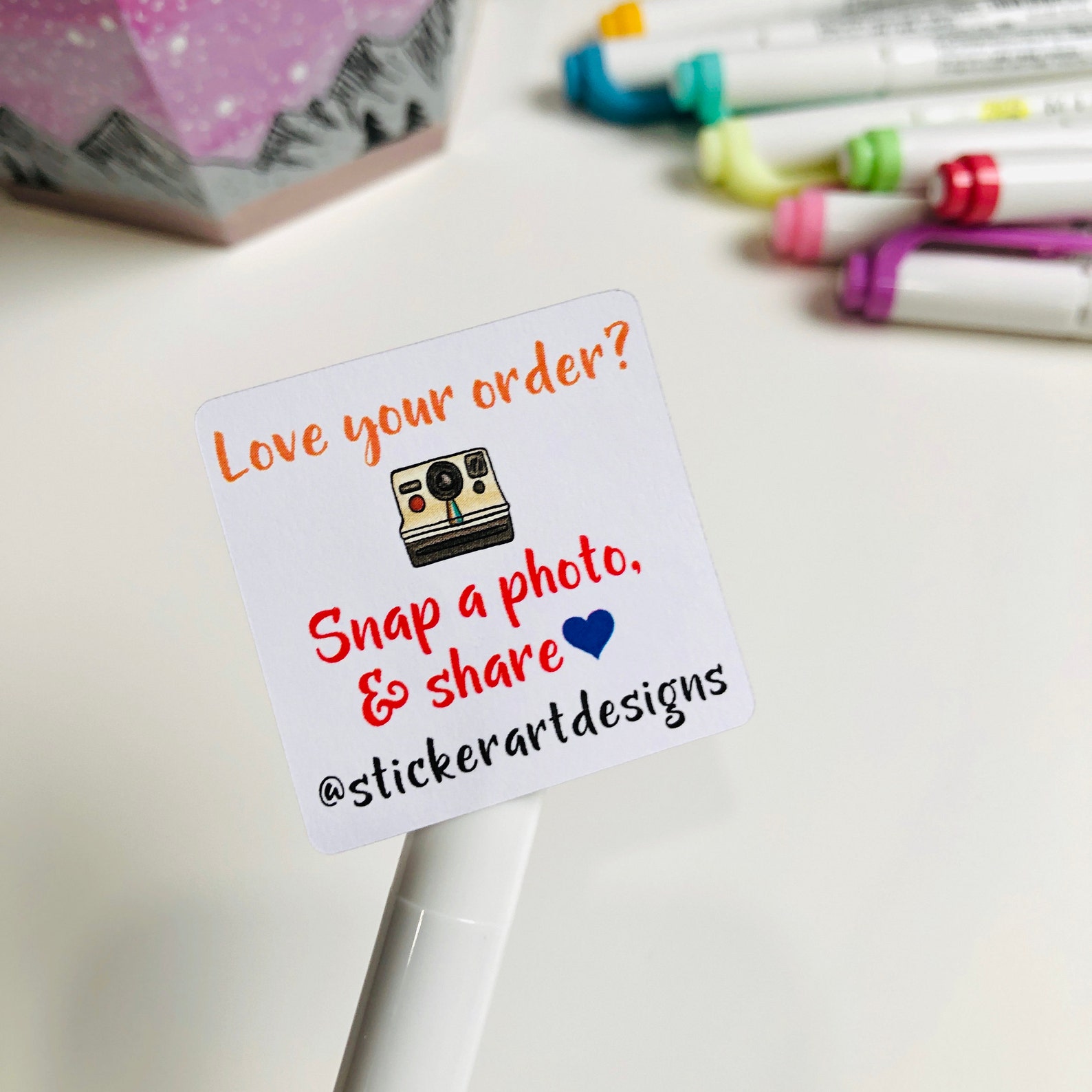 30 Social Media Stickers Snap & Share Stickers Thank You - Etsy