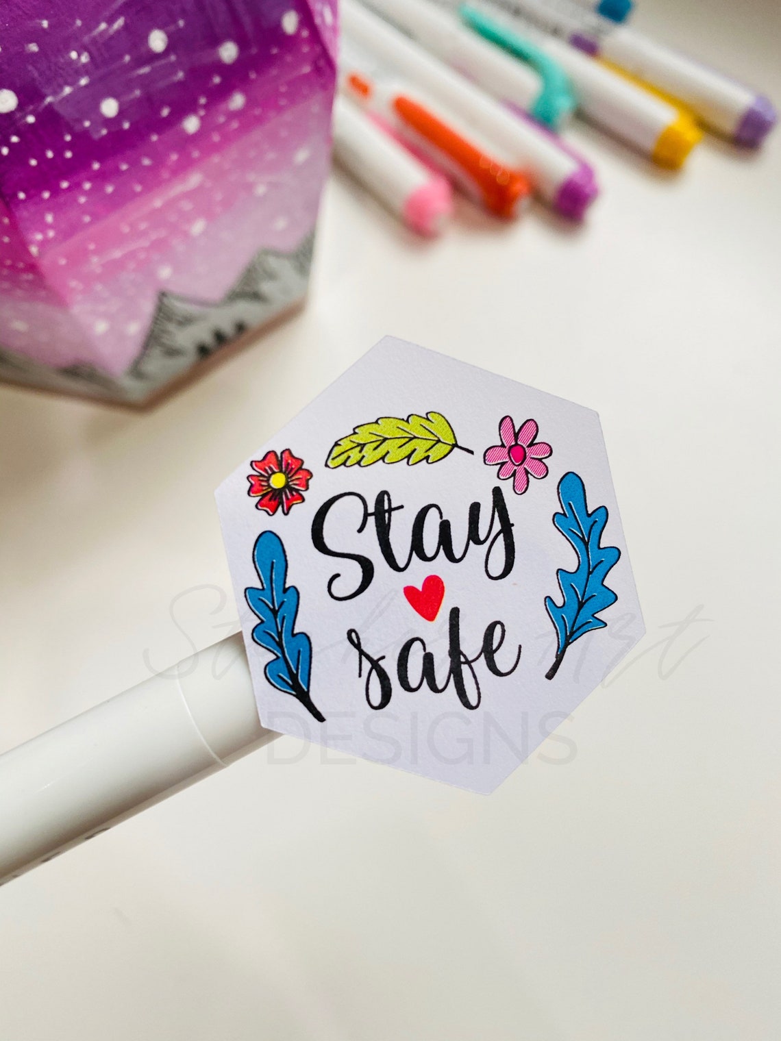 36 Stay Safe Stickers Business Stickers Happy Mail Stickers | Etsy