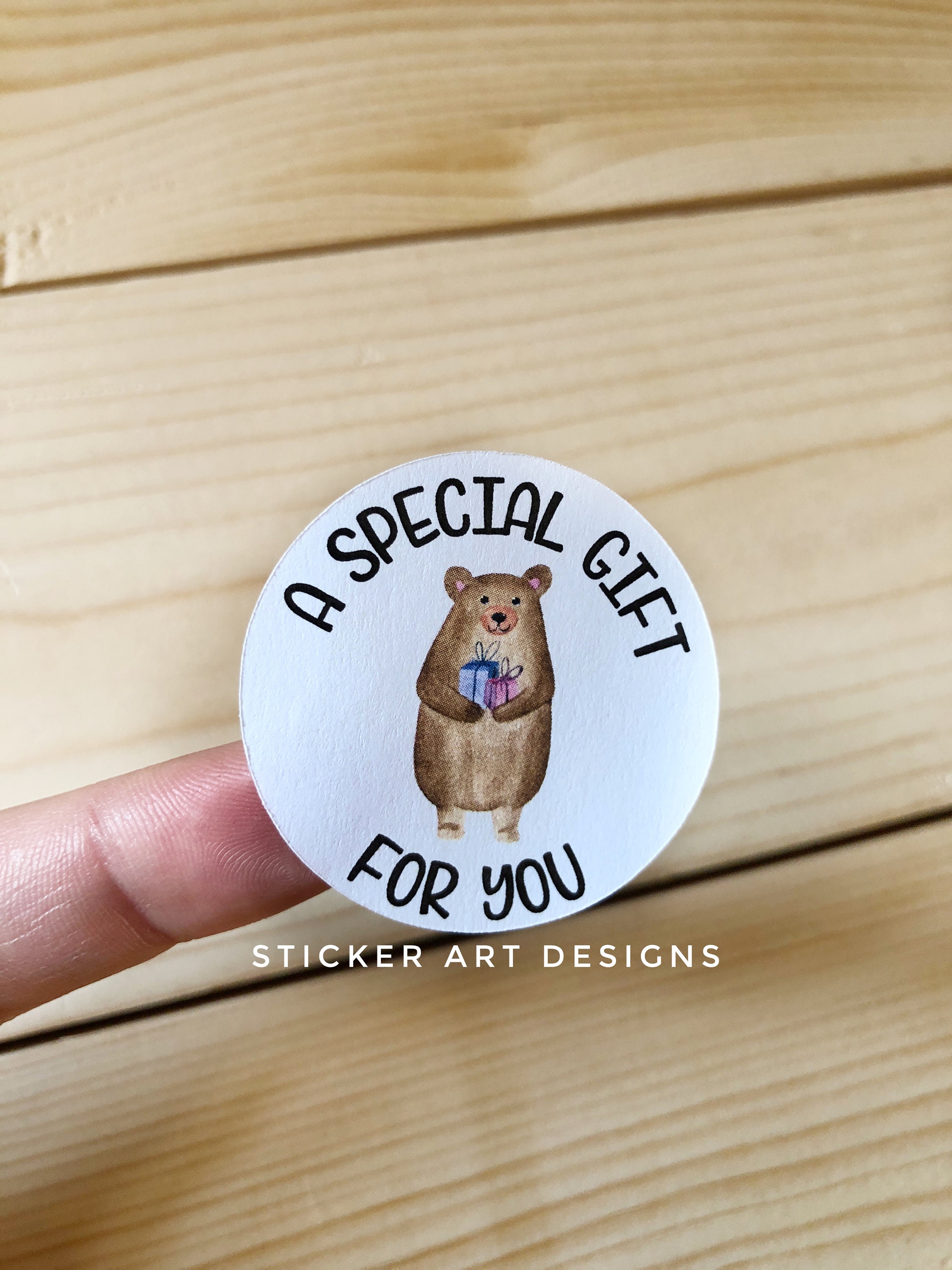 30 A Special Gift for You Stickers Packaging Stickers Small - Etsy Israel