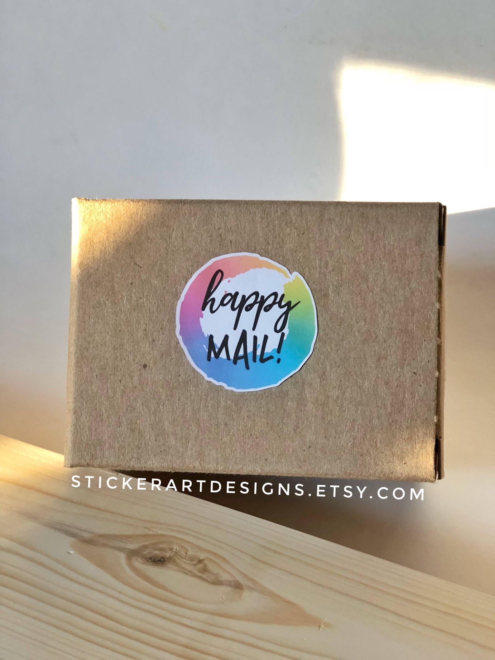 Handmade With Love Stickers Happy Mail Stickers Packaging - Etsy