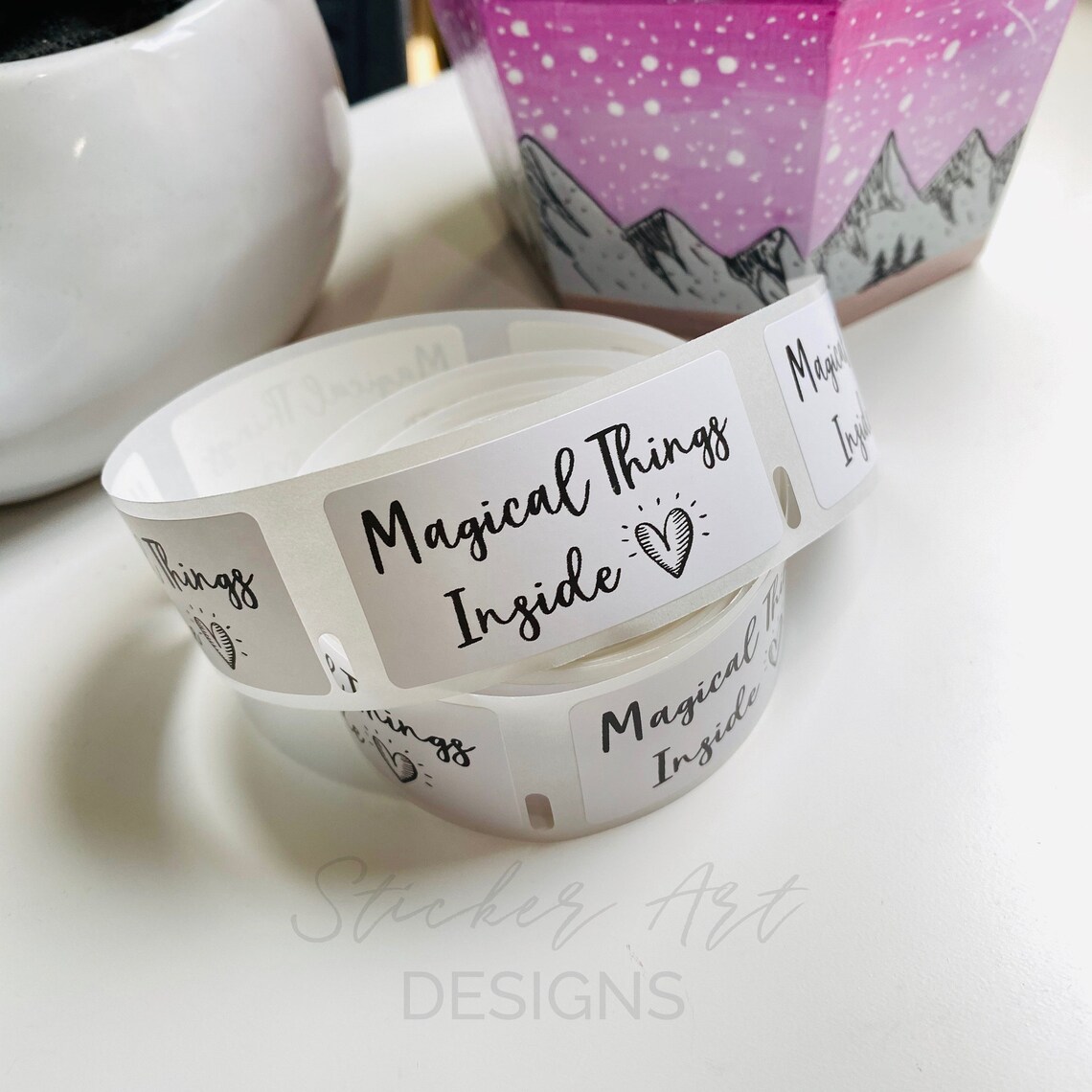 100/200/300 1 Magical Things Inside stickers Custom | Etsy