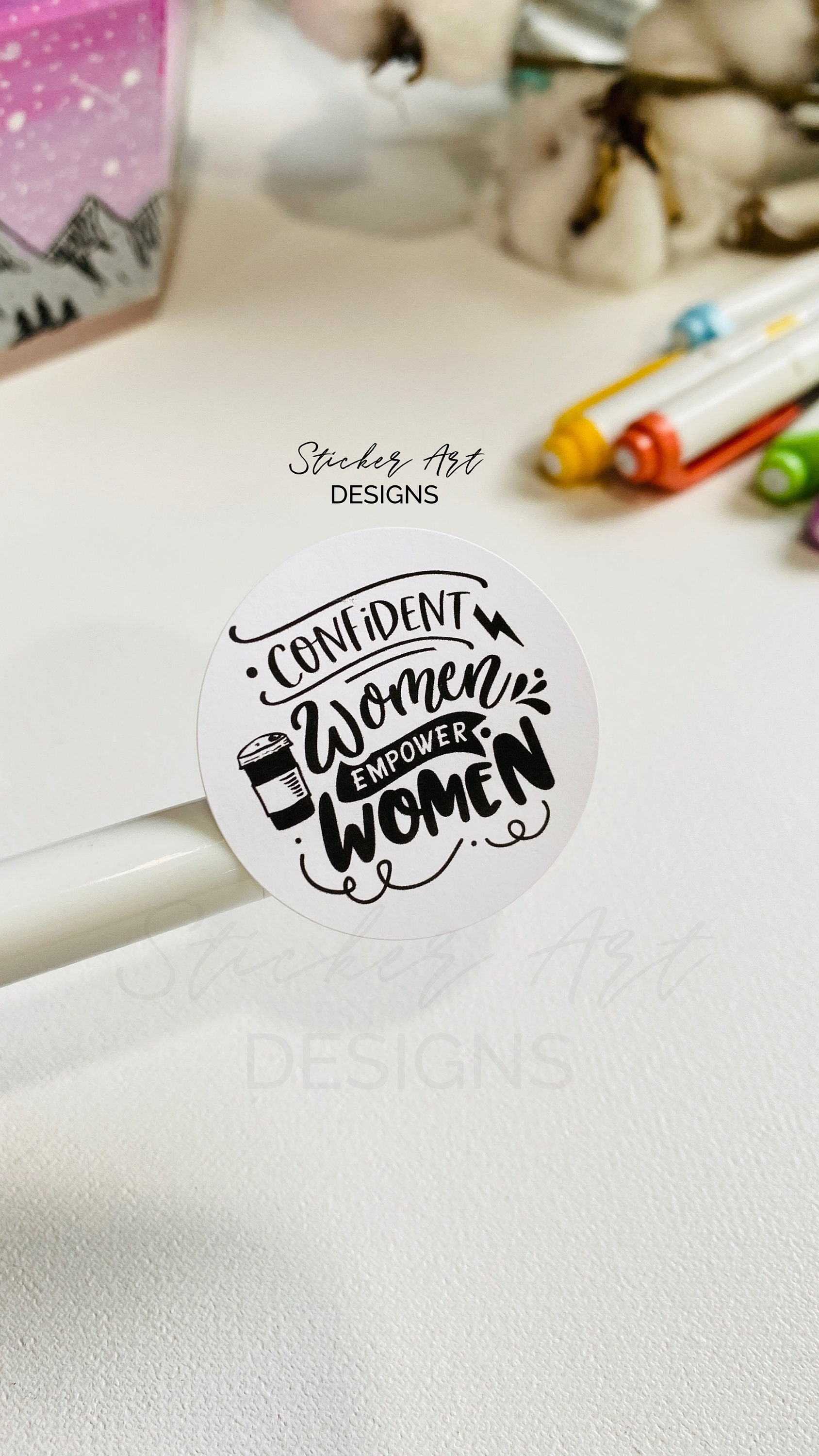 16 Confident Women Empower Women Stickers Thank You Labels | Etsy