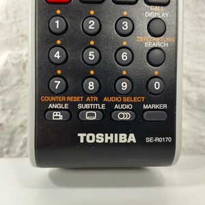 Toshiba SE-R0170 DVD VCR Combo Remote Control - Etsy