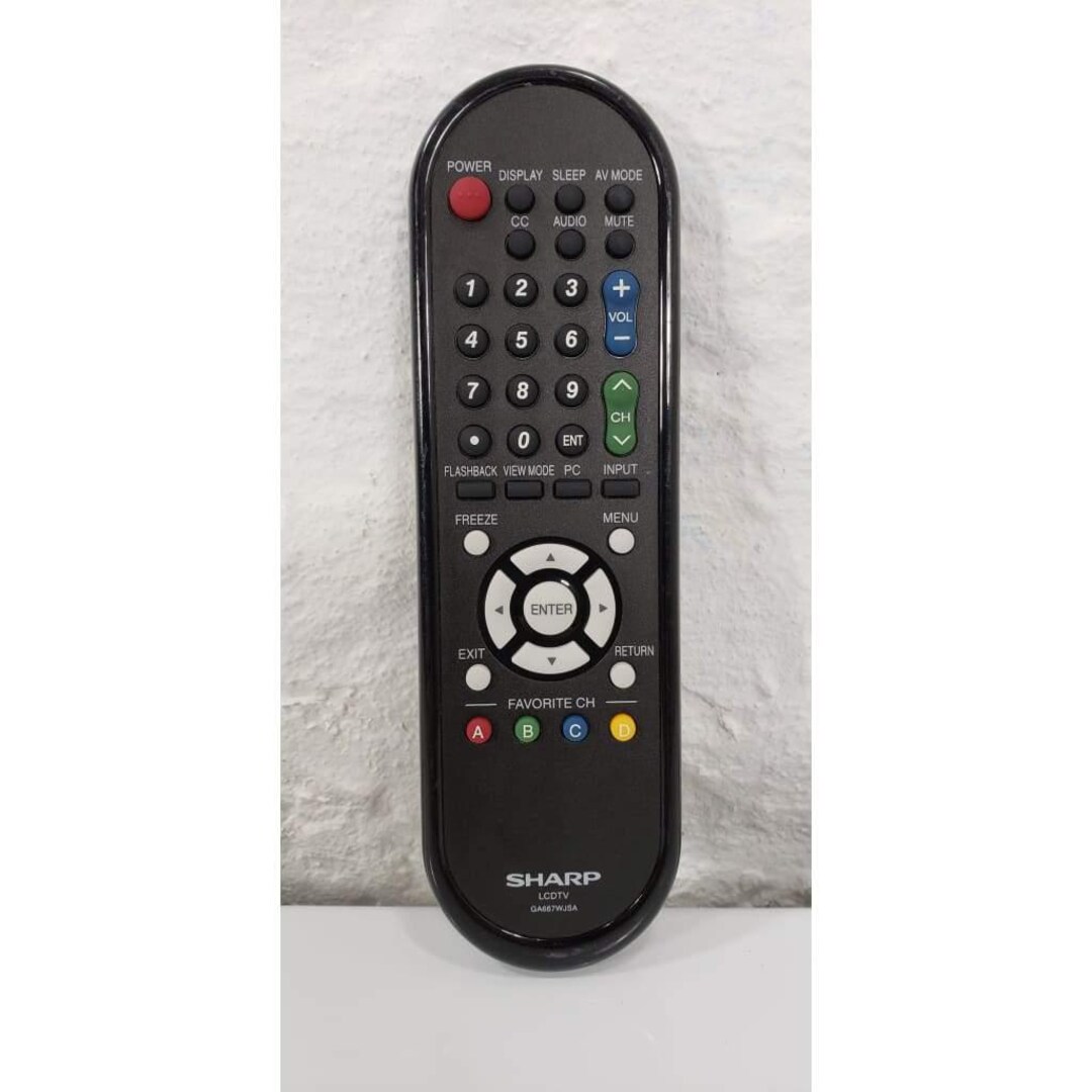 Sharp GA667WJSA LCD TV Remote Control - Etsy