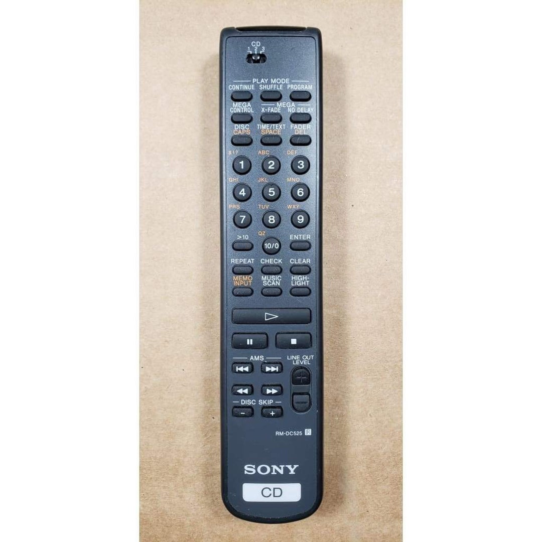 Sony RM-DC525 CD Player Remote Control - Etsy